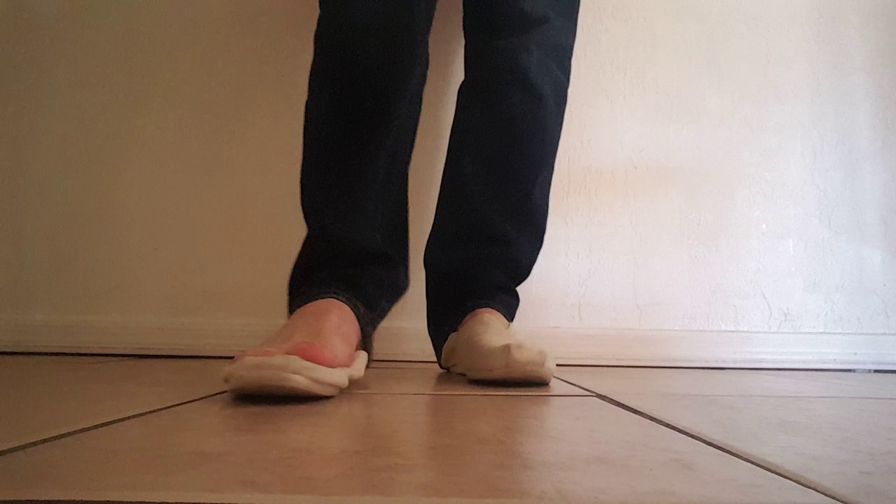 White Canvas Shoes With Crushed Backs - YouTube