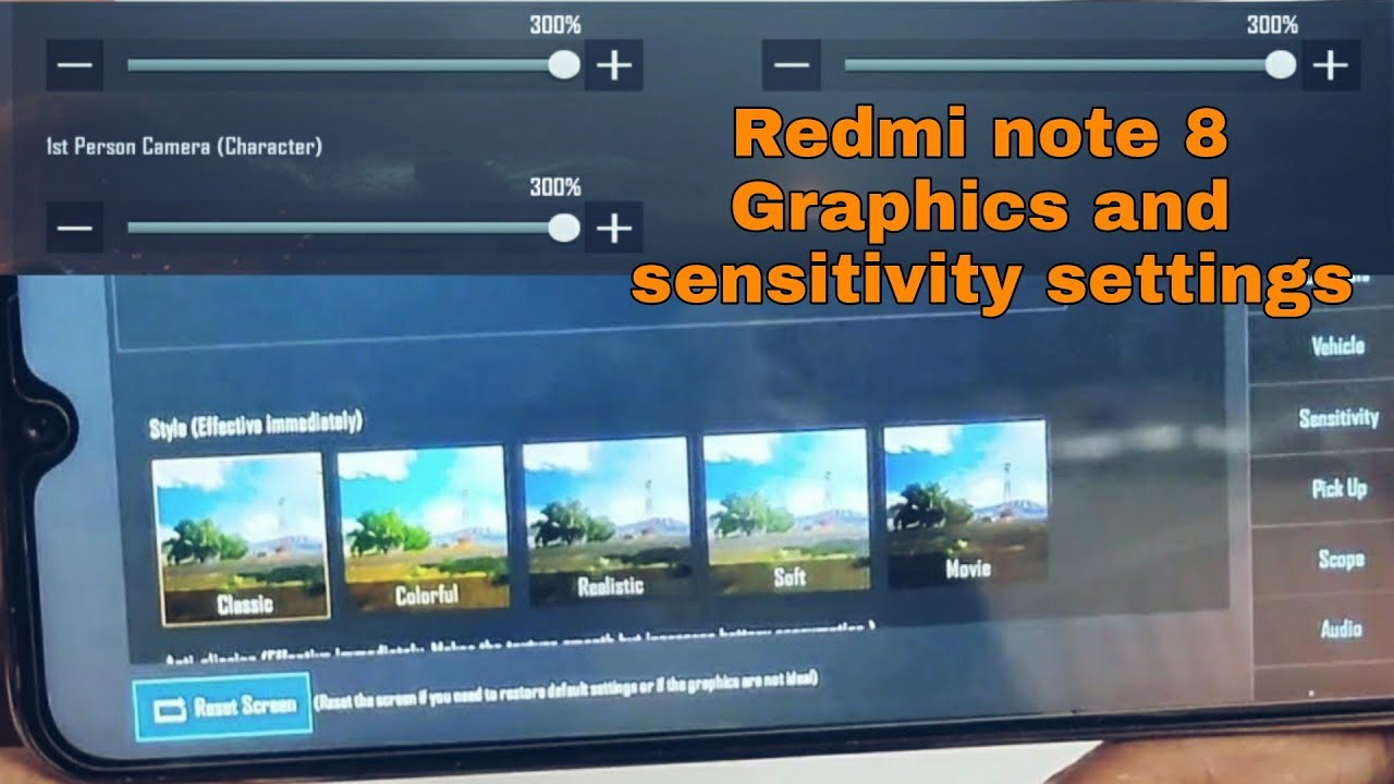 Redmi note 8 bgmi gyroscope sensitivity | Redmi note 8 graphics ...