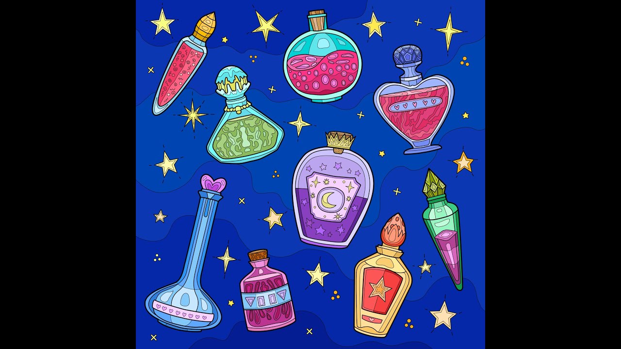 Hey Color app Paint by Numbers Color with me Perfume Bottle Collection ...