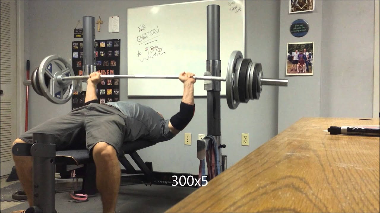 Bench Press: 315 x 5, 330 x 3, 300 x 5, 300 x 5, 235 x 16 - YouTube