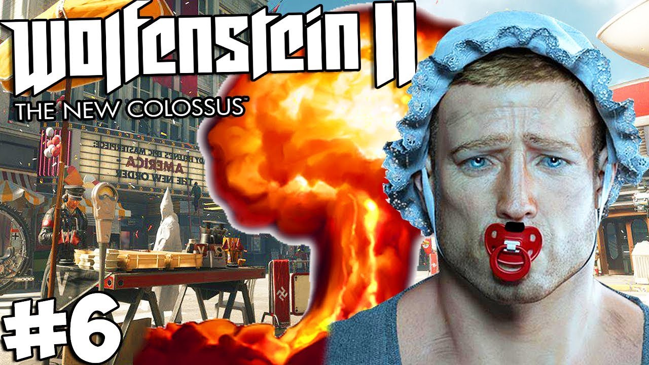 Wolfenstein 2: Just Carrying A Regular Ol' Nuclear Bomb Through Town ...