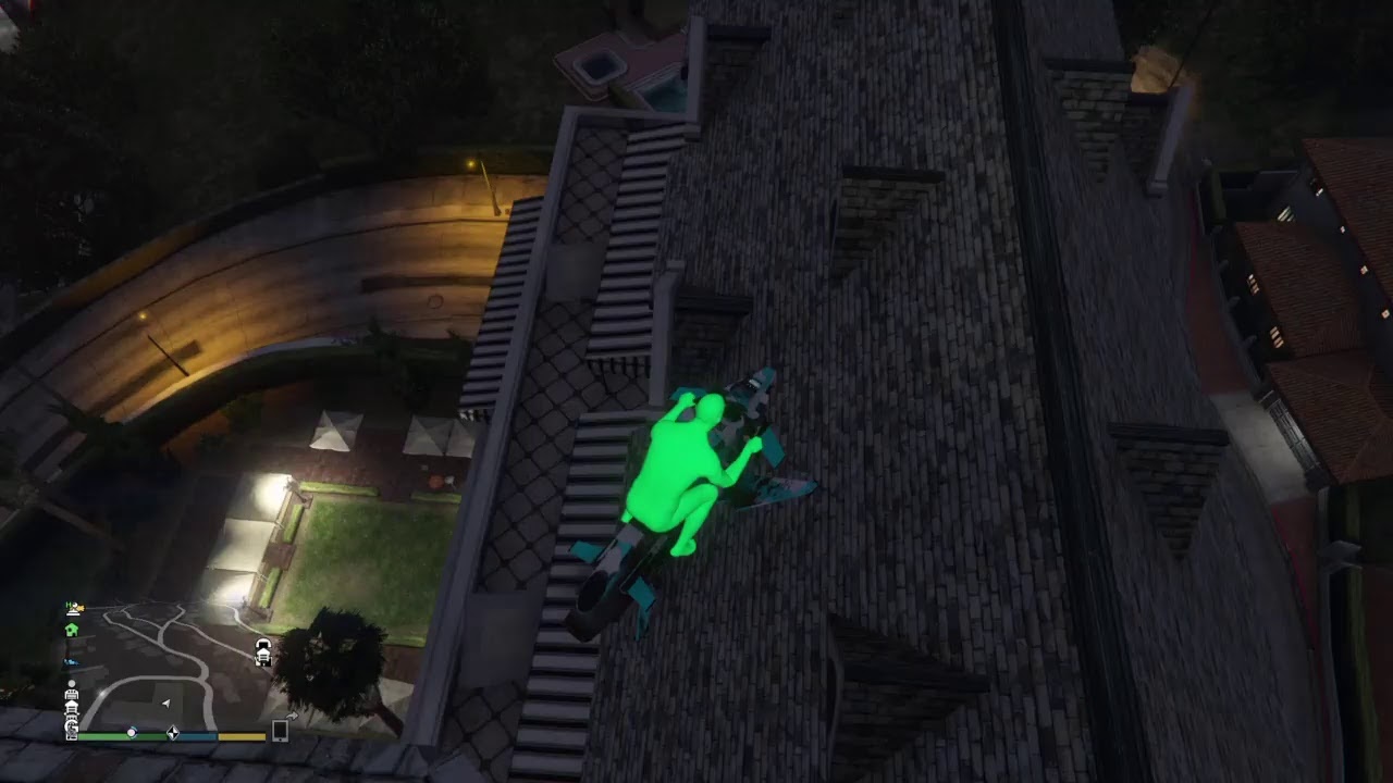 Green alien gta 5 - YouTube