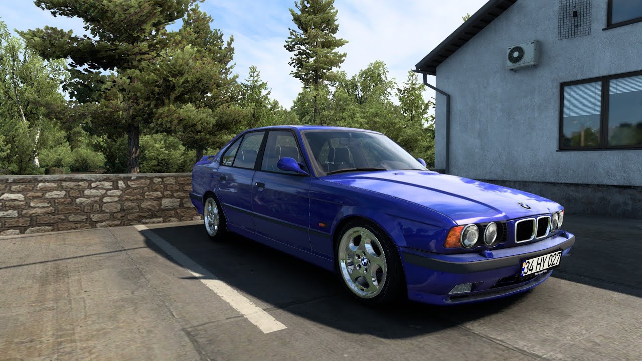 BMW E34 M5 Throwing Star Version-Euro Truck Simulator 2 - YouTube