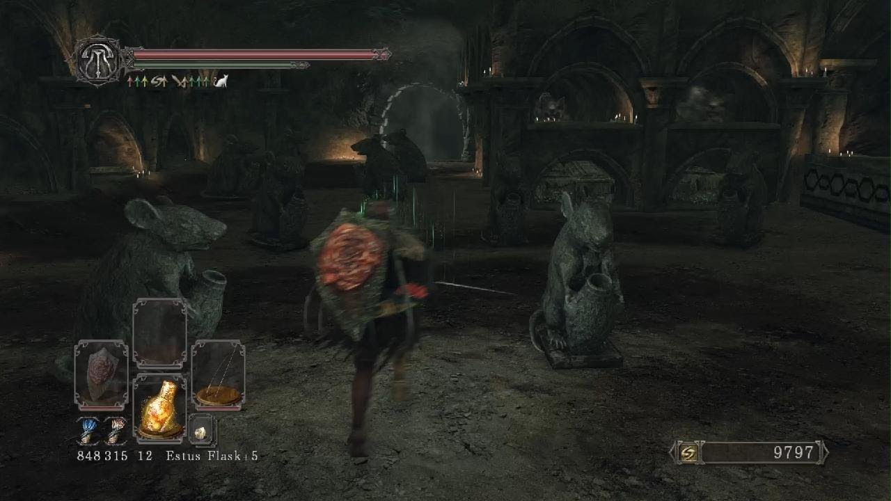 Dark Souls 2 Bow Only Royal Rat Vanguard - YouTube