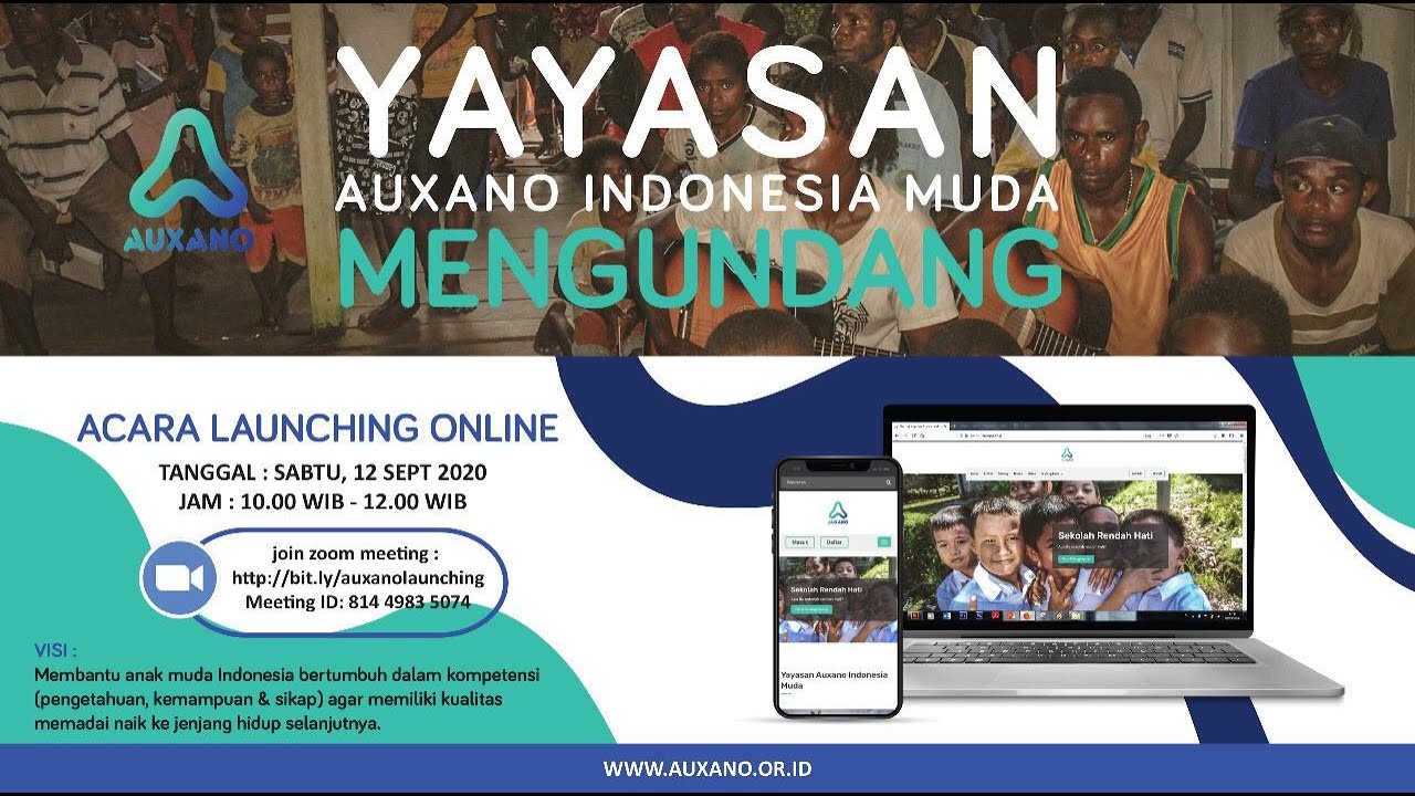 LAUNCHING YAYASAN AUXANO INDONESIA MUDA - YouTube