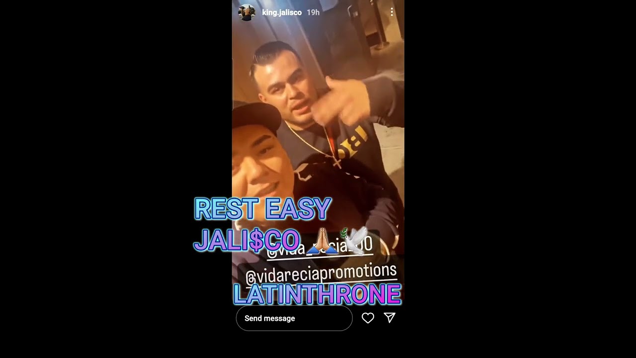R.I.P. SACRAMENTO RAPPER JALI$CO IG STORY SHOWS HE WAS AT A BAR - YouTube