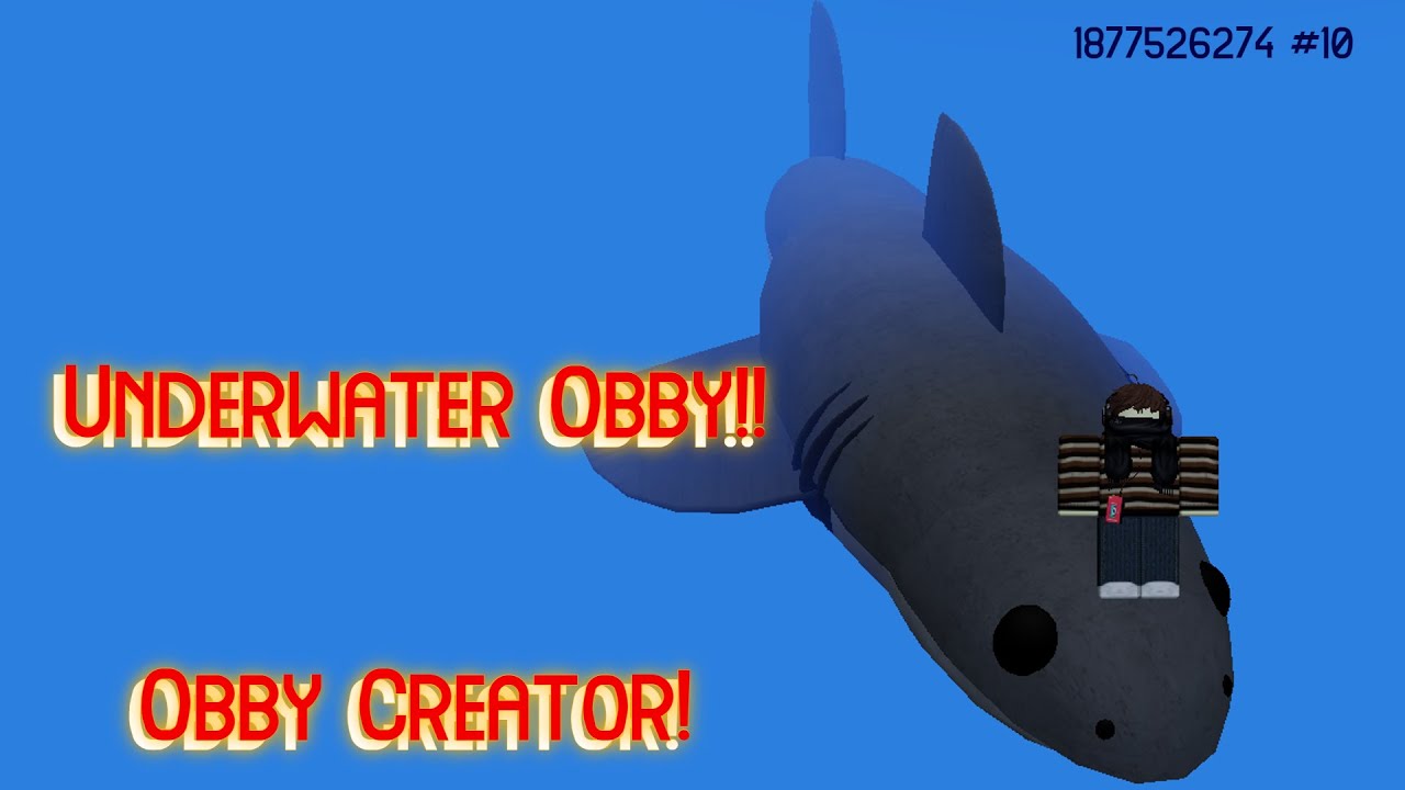 Showcasing the Underwater Obby in Obby creator (Roblox) - YouTube