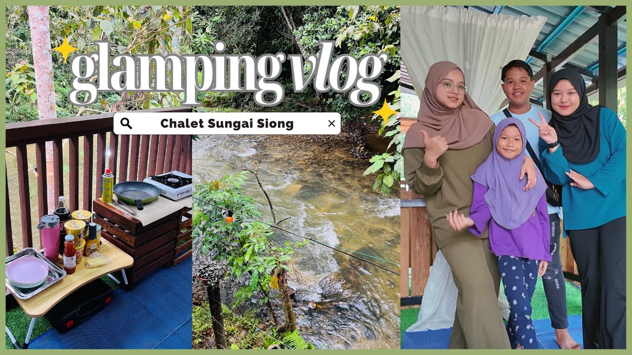Glamping 🏕 | Chalet Sungai Siong, Baling Kedah | Malaysia - YouTube