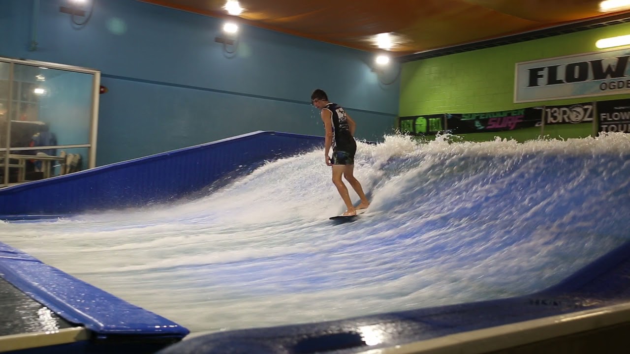 Pro Rider at FlowRider Utah, Ogden Flow Tour Contest Indoor Surfing ...