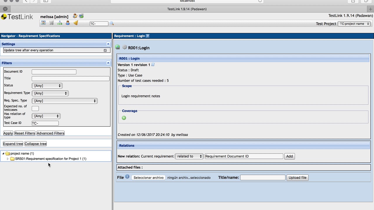 02. TestLink-Create Requirements - YouTube