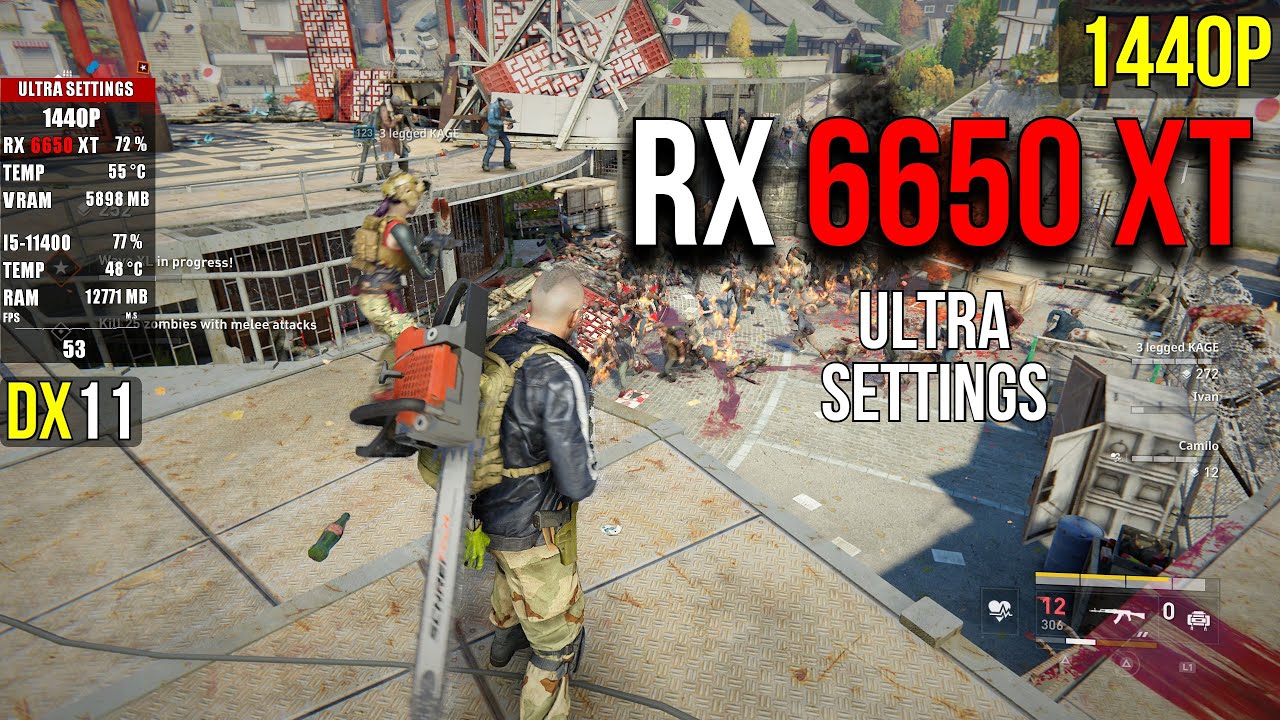 World War Z Aftermath Horde Mode XL | AMD Radeon RX 6650 XT 8GB | i5 ...