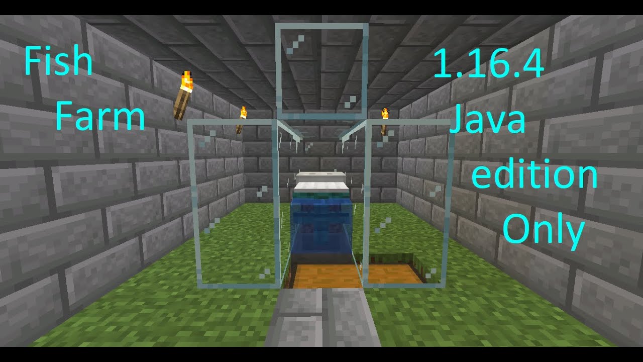 Minecraft 1.16.4 AFK Fish Farm ( only for Java) - YouTube
