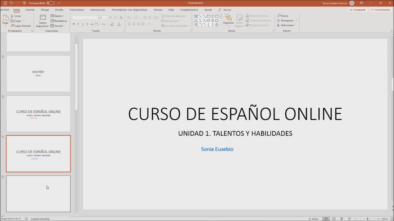 Crear actividad en PPT - YouTube