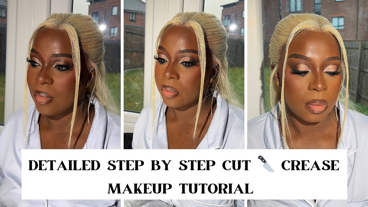DETAILED STEP BY STEP CUT CREASE MAKEUP TUTORIAL #explorepage #beauty # ...
