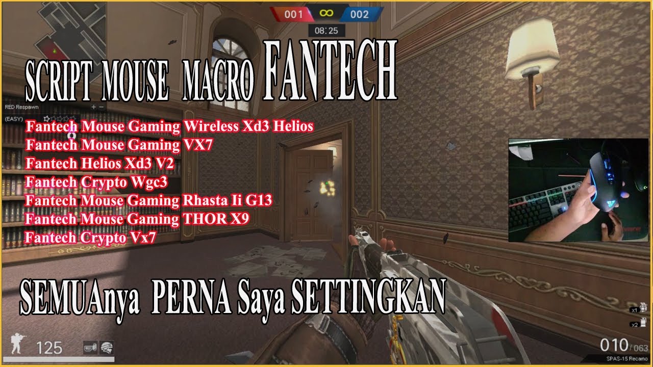 MINAT Script AWP SG BARET SKULLMouse FANTECH | Semua Mouse Macro KAMI ...