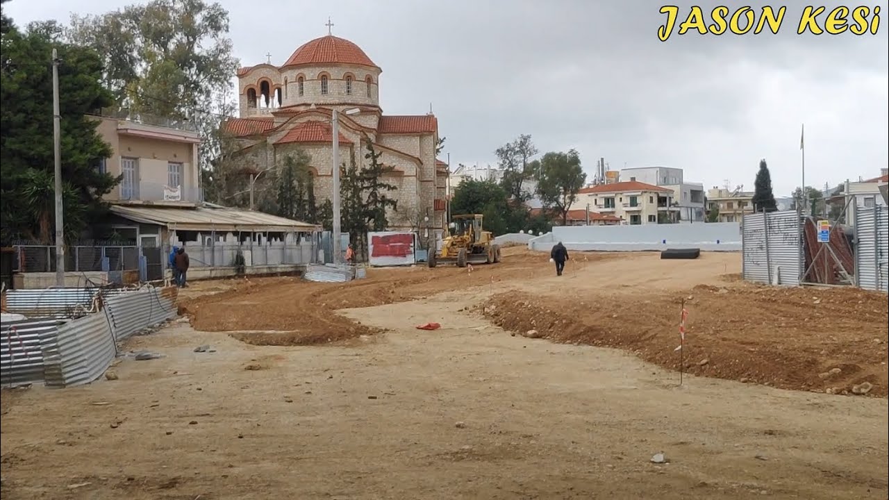 ΕΡΓΑ ΓΙΑ ΤΟ ΓΗΠΕΔΟ ΤΗΣ ΑΕΚ 8/2/2022 - ΔΙΑΜΟΡΦΩΣΗ ΤΗΣ ΠΛΑΤΕΙΑΣ ΜΠΡΟΣΤΑ ...