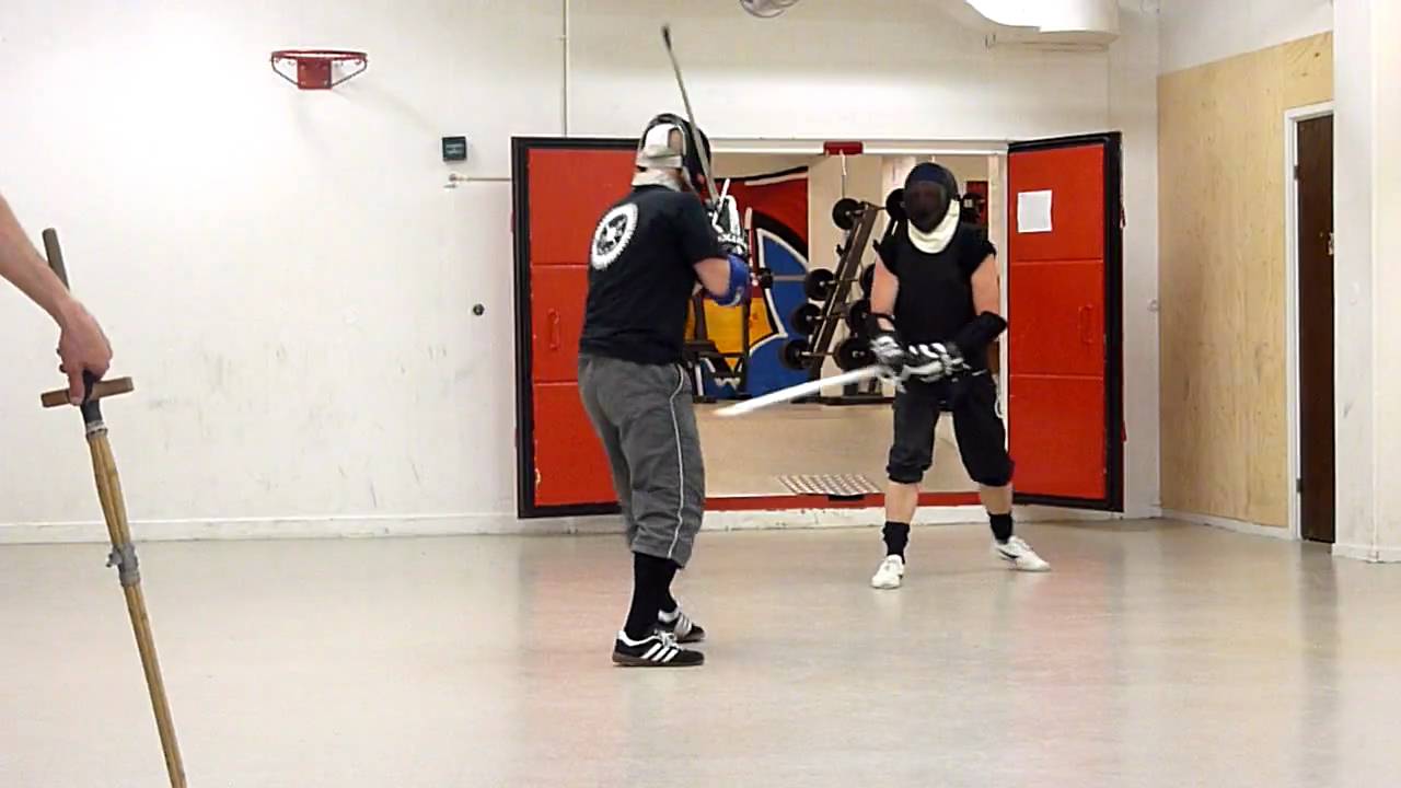 Axel & Rickard historical european martial art longsword steel sparring ...