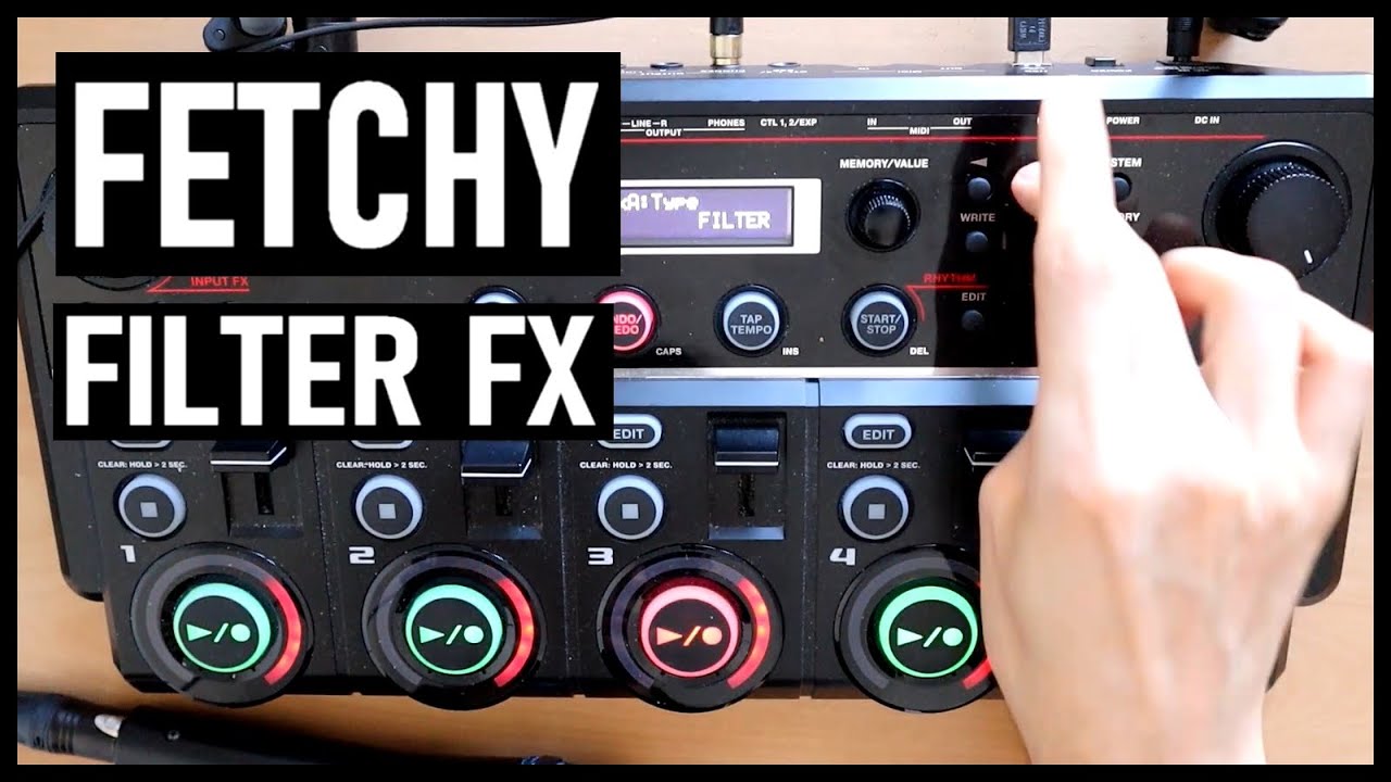 COOL FILTER FX TRICK ! "Fetchy" RC505 Loopstation Tutorial - YouTube