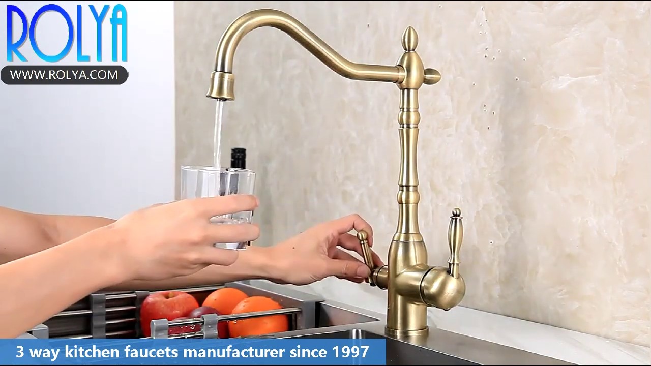 Why 3 Way Kitchen Tap is one of the best solution for your kitchen ...