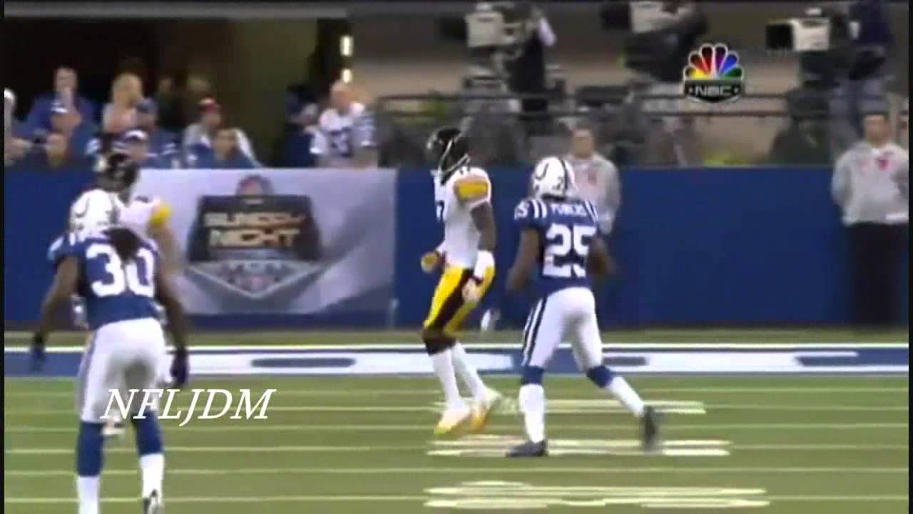 Mike Wallace 81 Yard Touchdown Catch vs Colts Week 3 - YouTube
