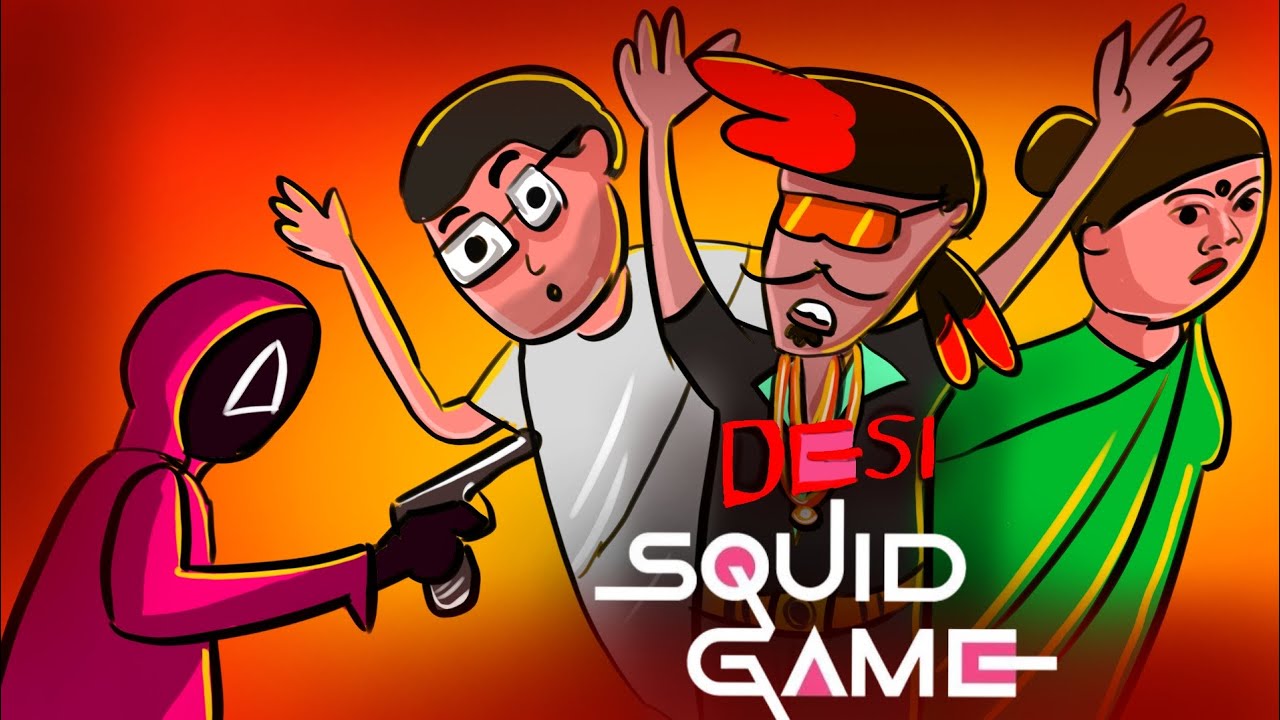 Desi squid game parody part 1|| animated cartoon || - YouTube
