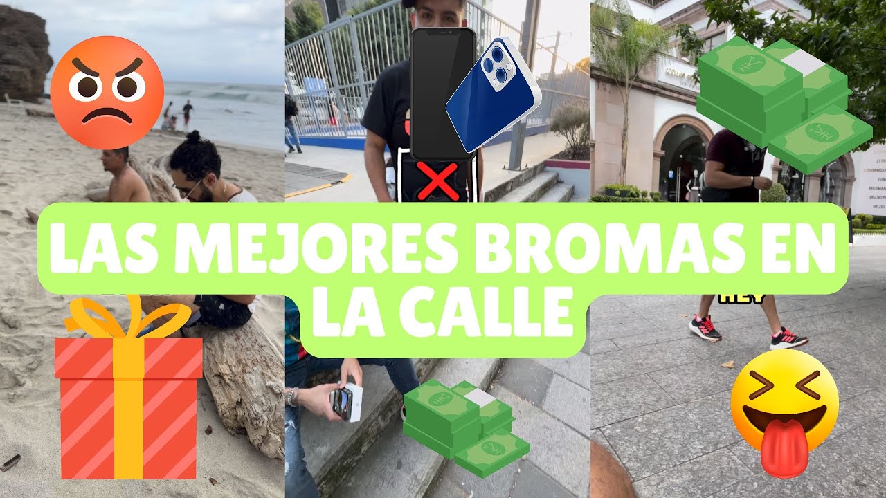 Bromas En La Calle Por Premios Increibles - YouTube