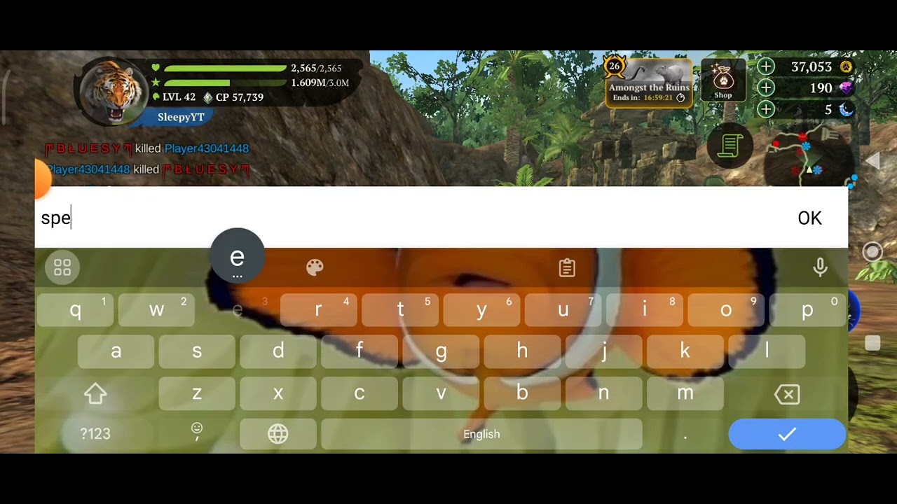 the tiger PVP gameplay (I'm pretty good at this game now so I think it ...