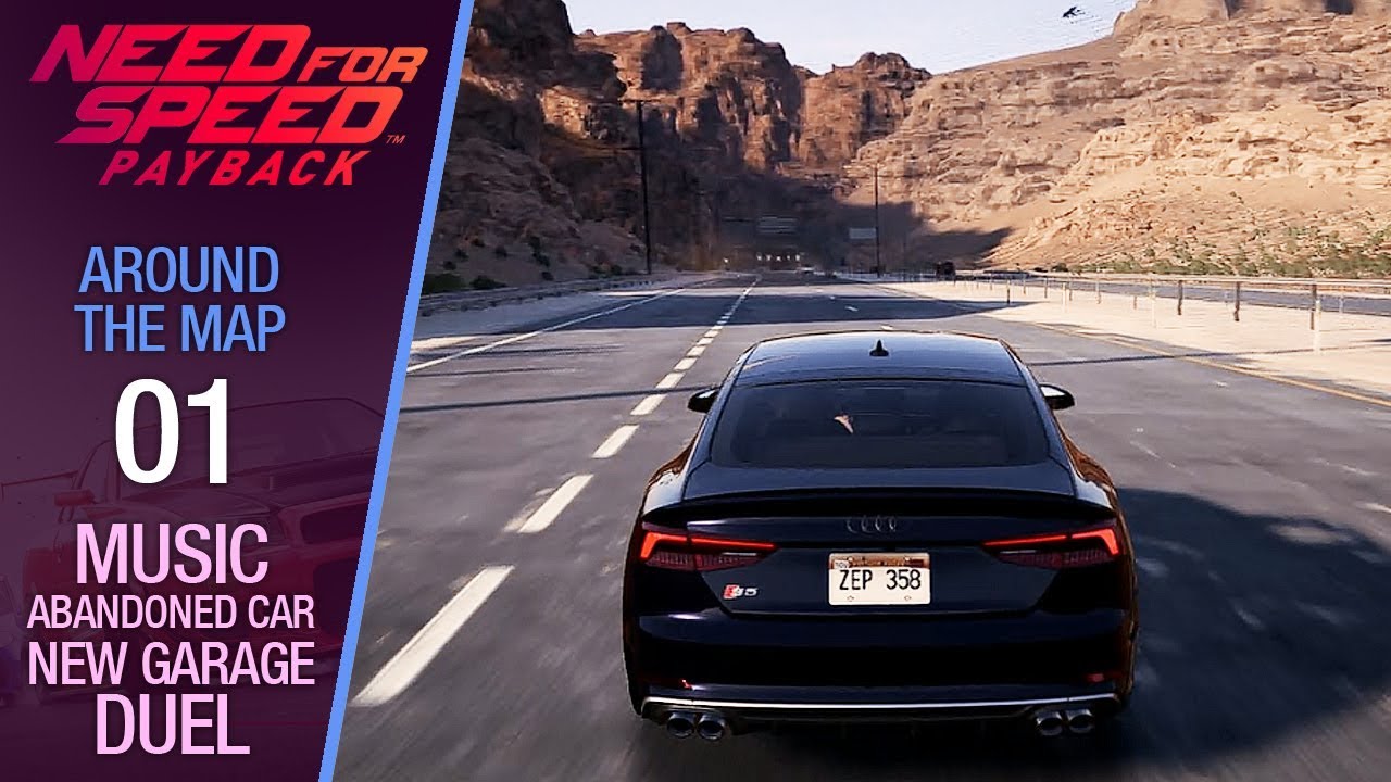 NFS Payback - Around the Map #01 - Abandoned Car / Duel / New Garage ...
