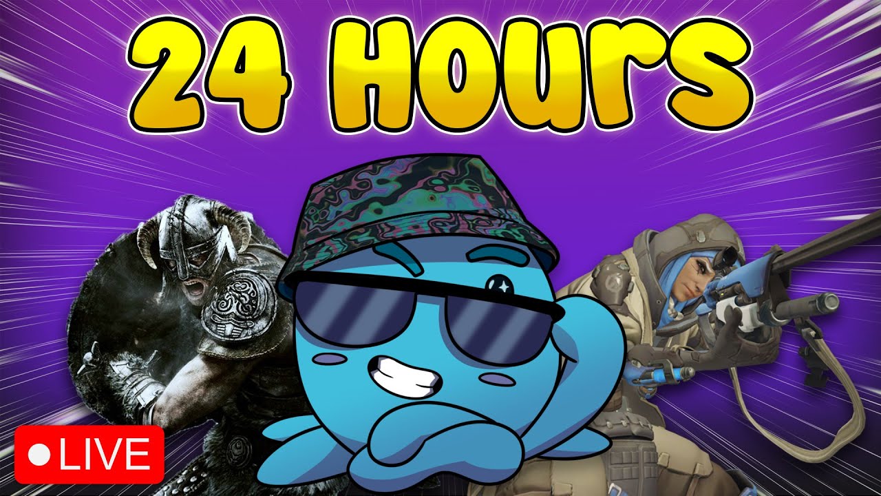 I'm Streaming ALL DAY! 24 HOUR STREAM Filled with Action Packed ...