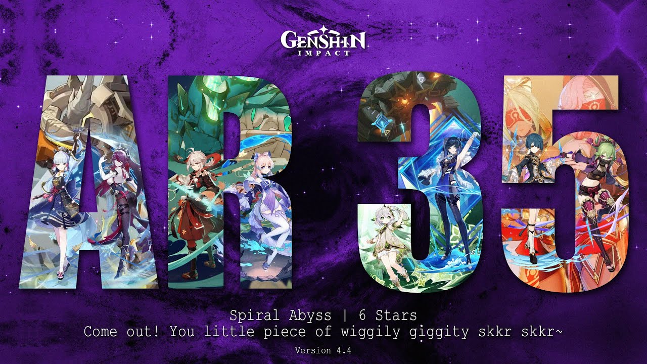 AR 35 | v4.4 Spiral Abyss Floor 12 with 6 ⭐ | Genshin Impact - YouTube