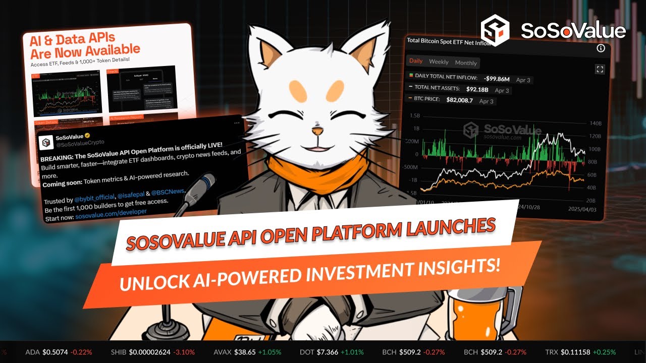 The SoSoValue API Open Platform is officially LIVE! - SoSoValue News - YouTube
