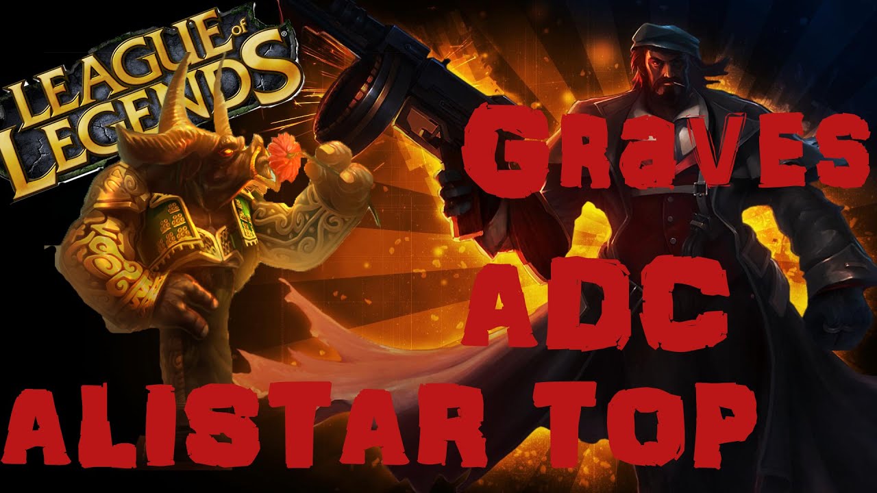 Graves ADC w/ Alistar top and Final boss Veigar mid - YouTube