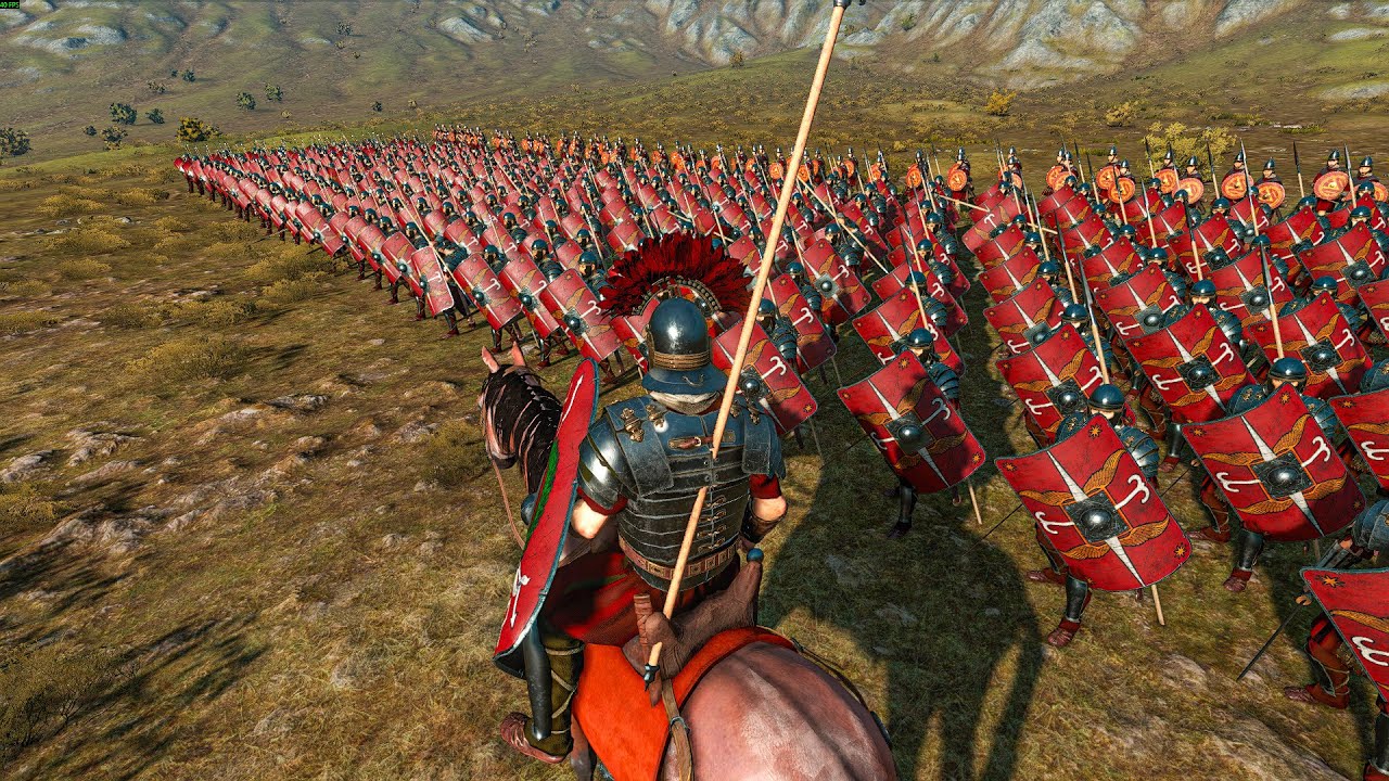 1000 Roman Legionaries vs 1000 Samurai at the Mountain — Clash of Honor ...