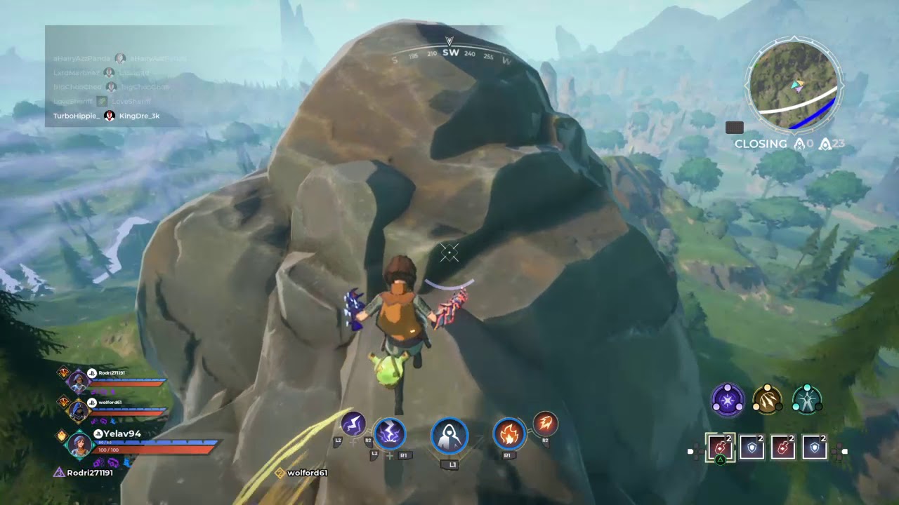 Spellbreak squad Pyromancer final 3vs1 - YouTube