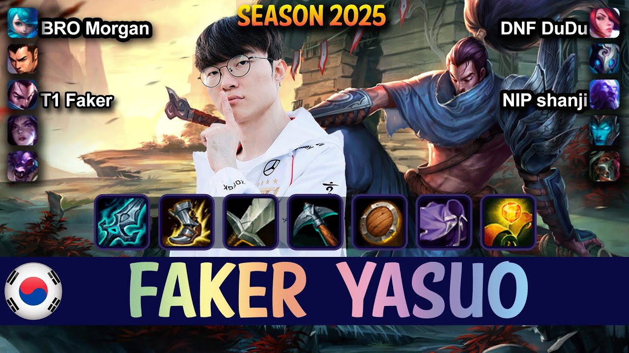 T1 Faker YASUO vs RYZE Mid - Patch 15.7 KR Ranked | lolrec - YouTube
