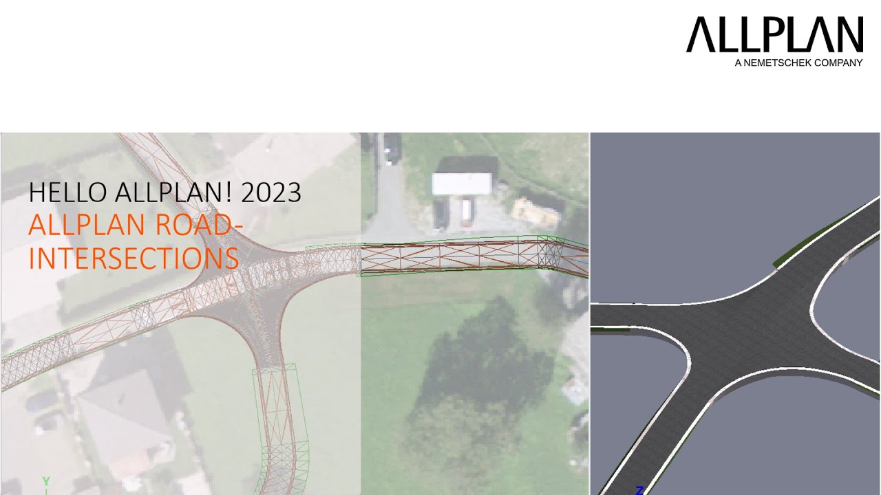 Hello Allplan! 2024 - Allplan Road - Intersections - YouTube
