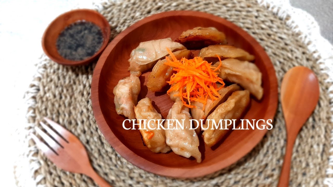 RECIPE CHICKEN DUMPLINGS || DAKGOGI MANDU (DRAKOR) || GYOZA - YouTube