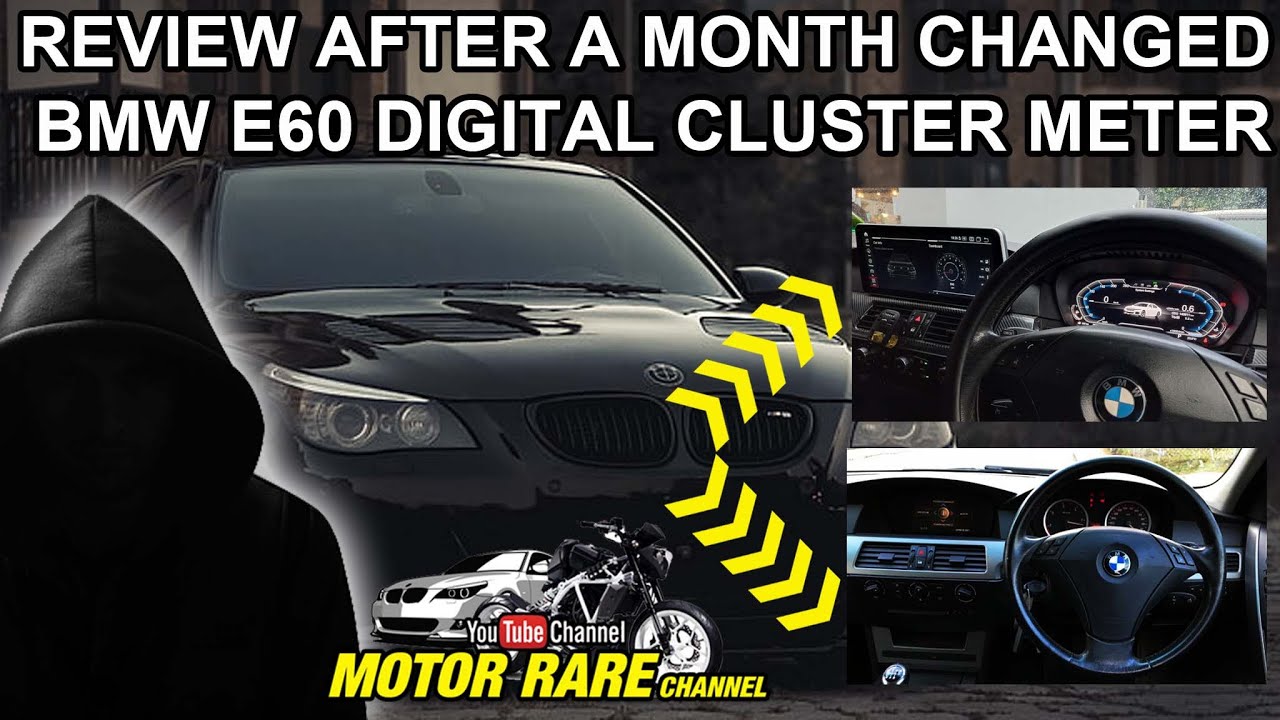 REVIEW DIGITAL METER BMW E60 after a month!! - YouTube