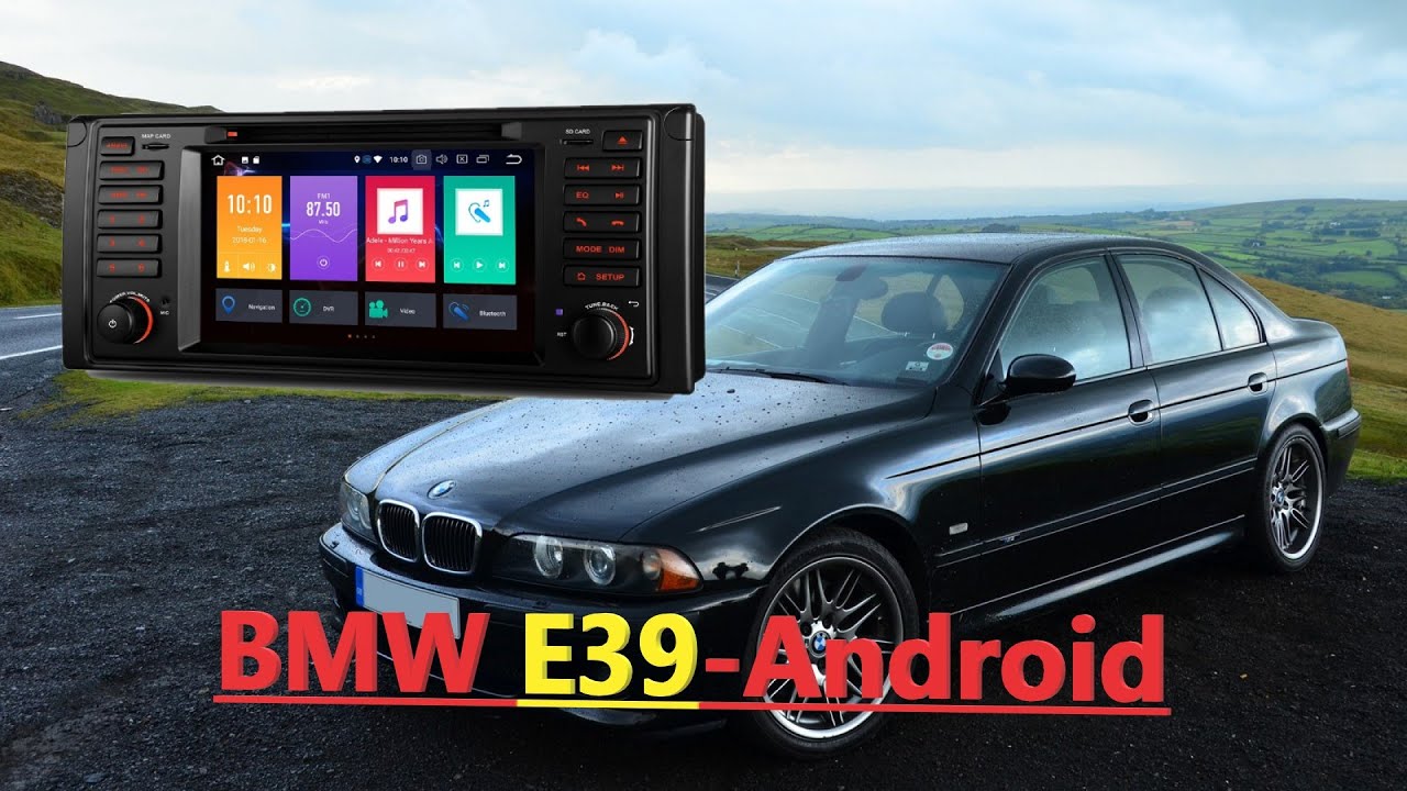 BMW E39-Об Android магнитоле (№3) - YouTube