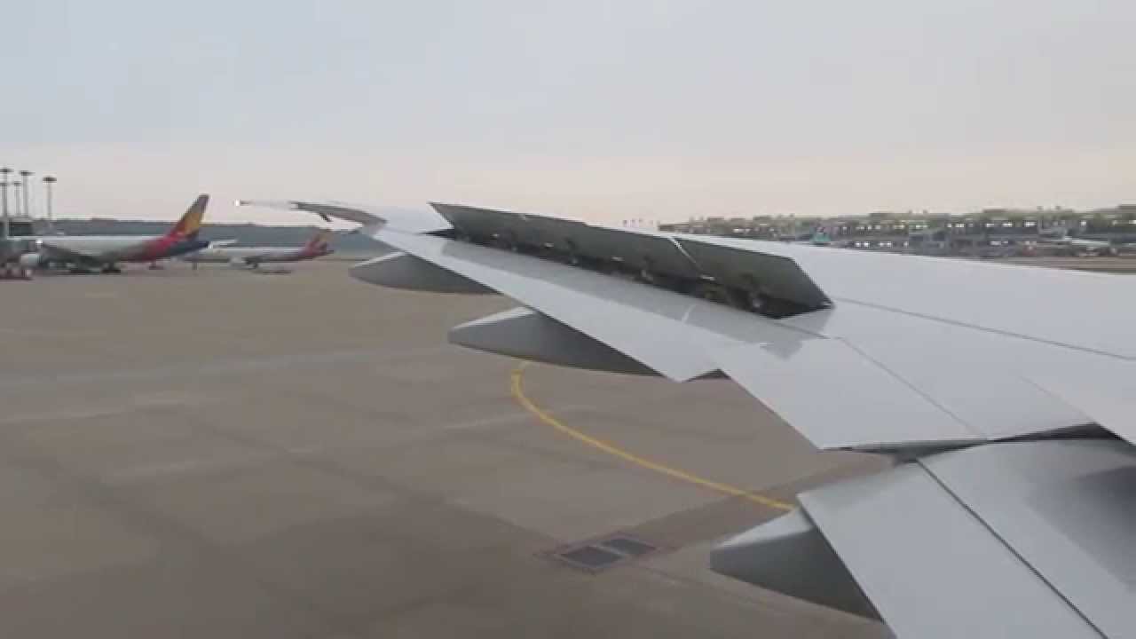 AWESOME GE90-115B Engine Start & Pushback! Korean Air Boeing 777-300ER ...