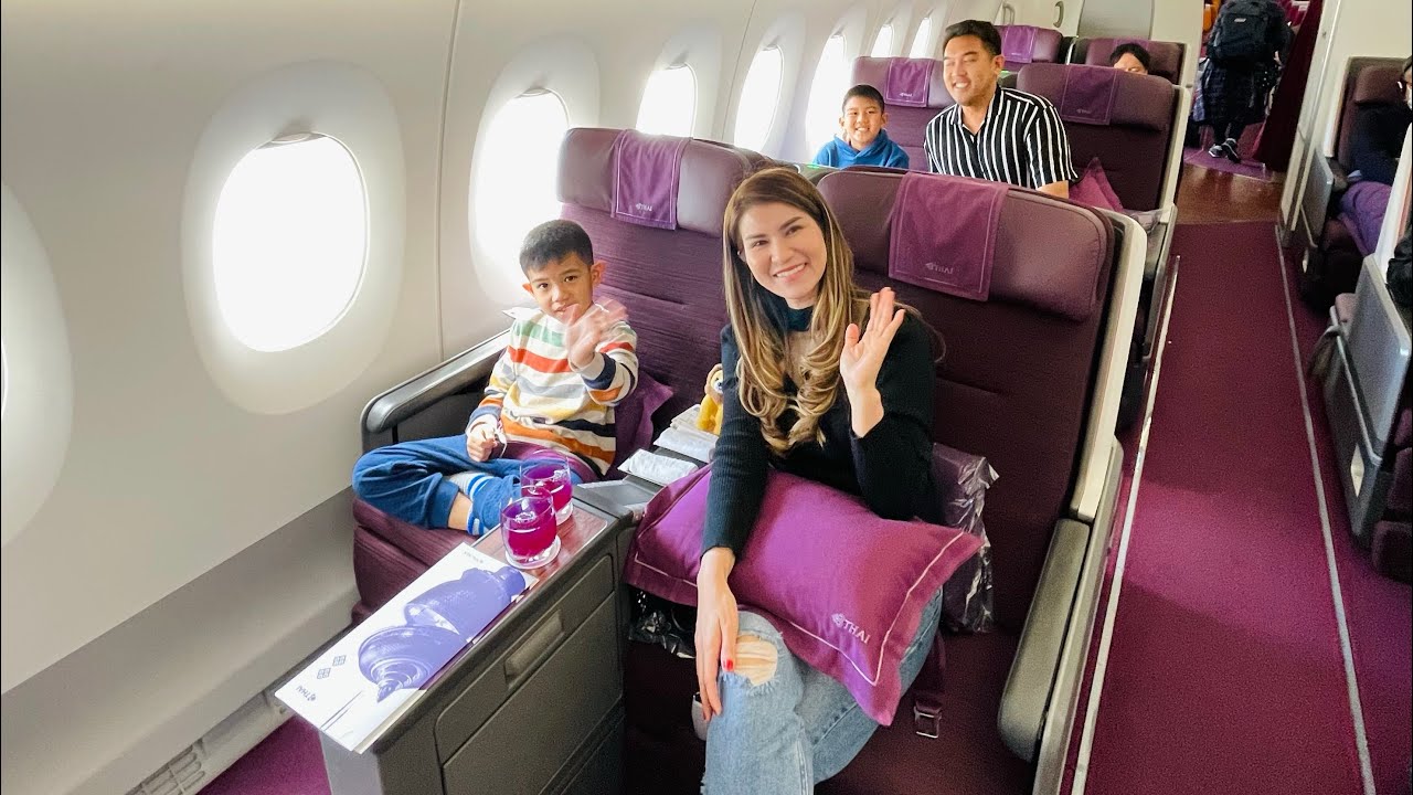 Business class Airbus A350-900 ลำใหม่การบินไทย จะฟินหรือจะเฟล ? - YouTube