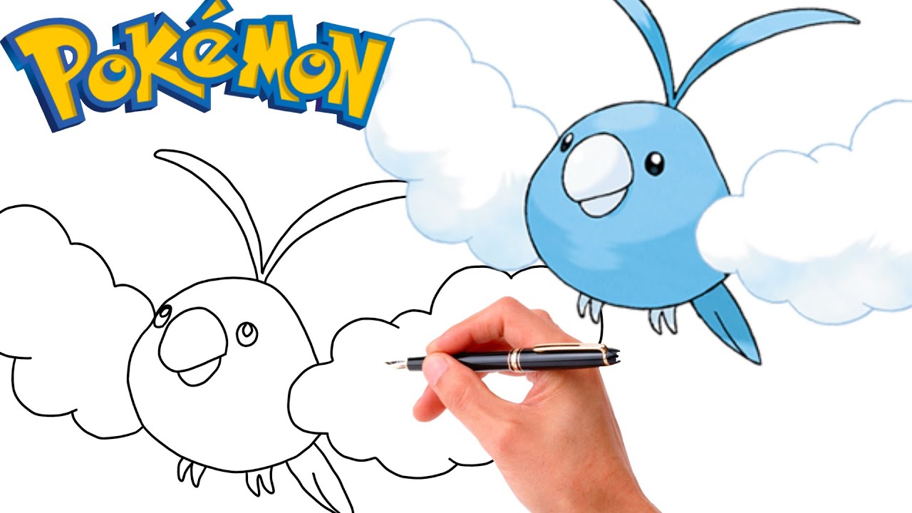 How To Draw SWABLU POKEMON #333 | Generation 3 - YouTube