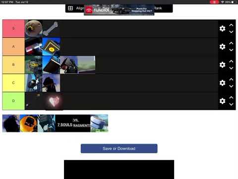 A universal time item tier list - YouTube
