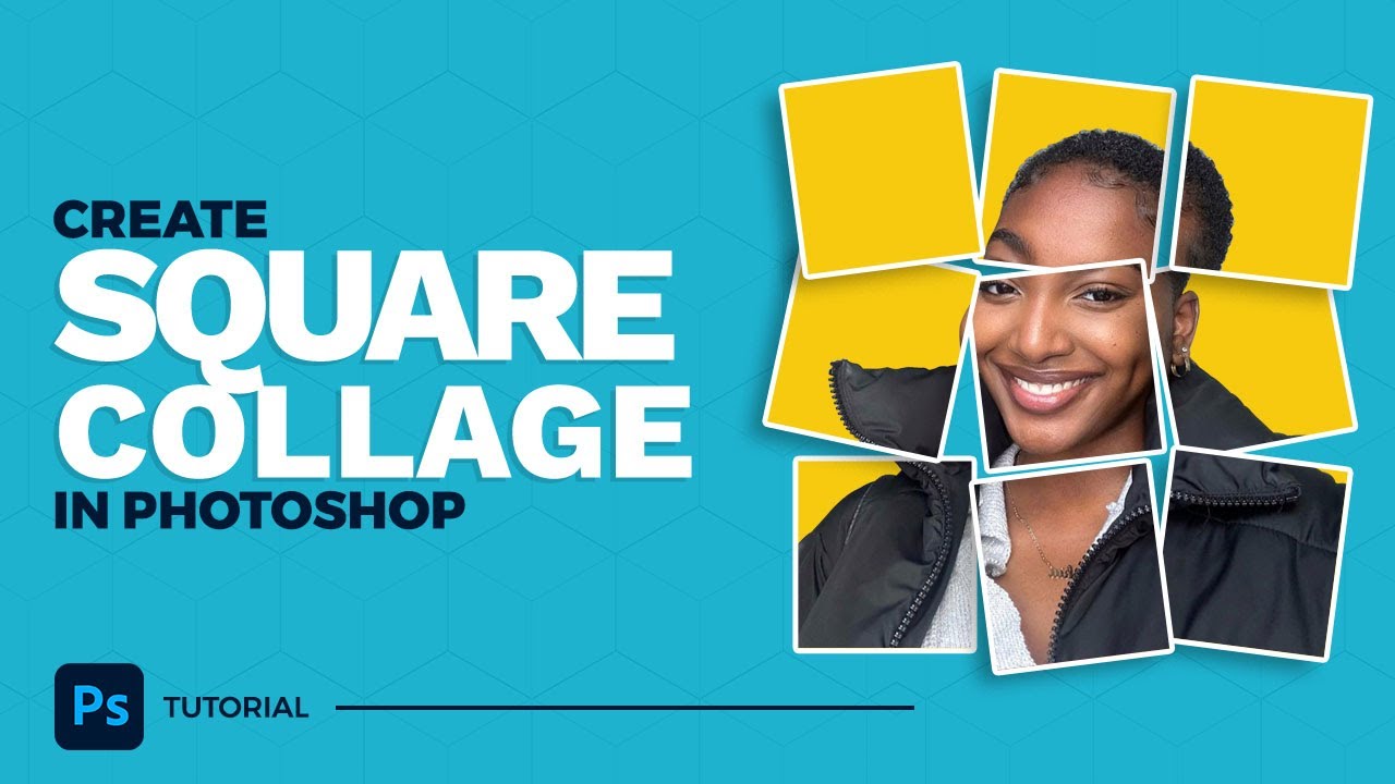 How To Create Square Image Grid Collage In Photoshop YouTube How To Create Square Image Grid Collage In Photoshop YouTube