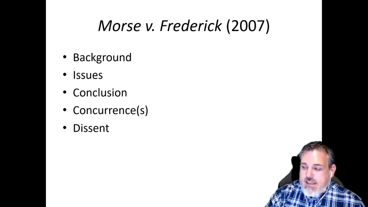 POLS 3321: Morse v. Frederick (2007) - YouTube