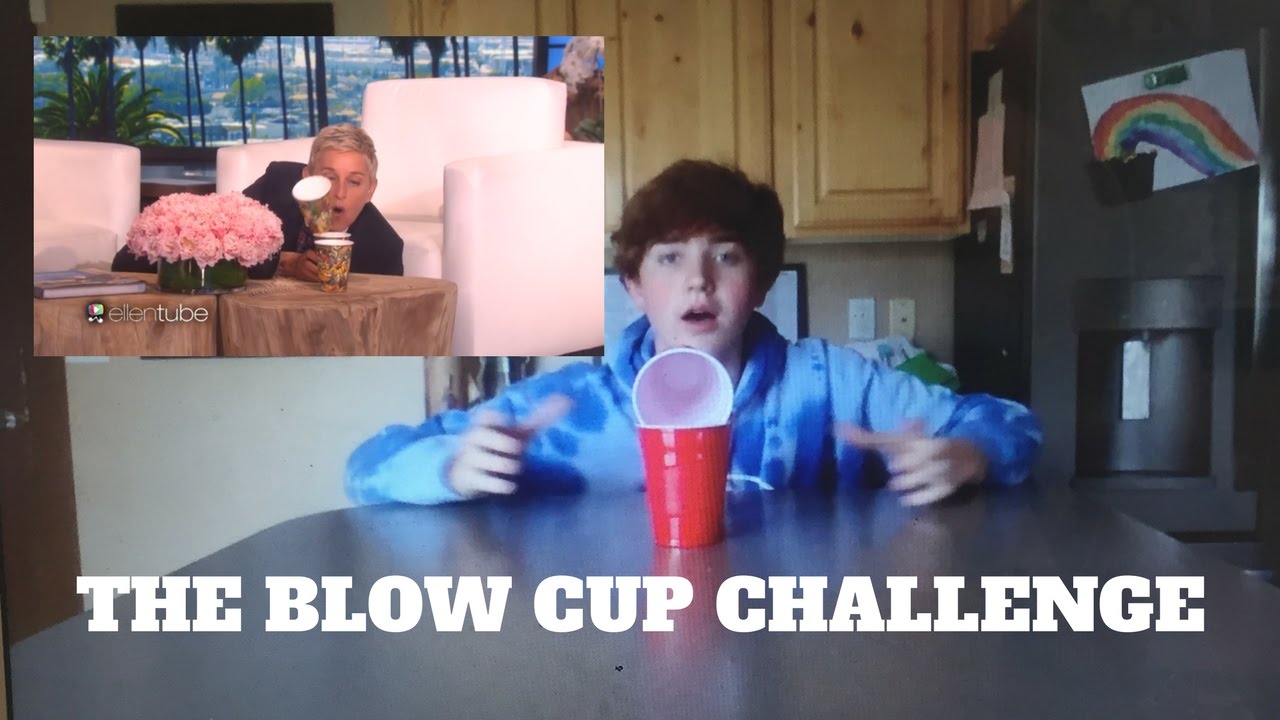 THE BLOW CUP CHALLENGE - YouTube