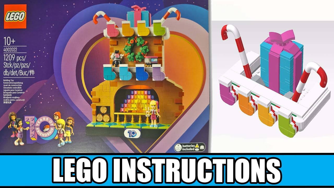 LEGO 4002022 Instructions - Employee gift - 10 Years of Friendship ...