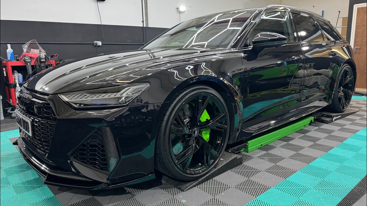 Mega detail on this stunning Audi RS6 with Feynlab coatings applied ...