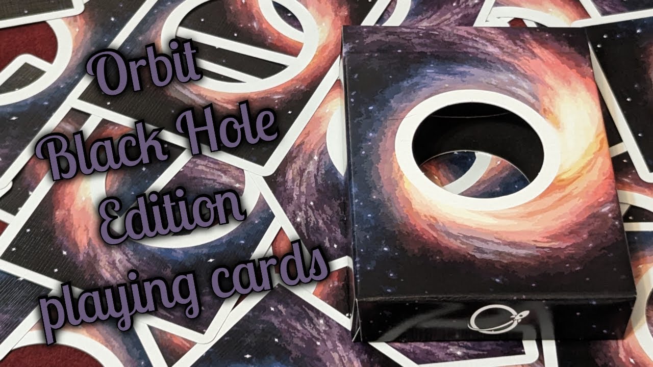 Daily deck review day 200 - Orbit Black Hole Edition playing cards ...