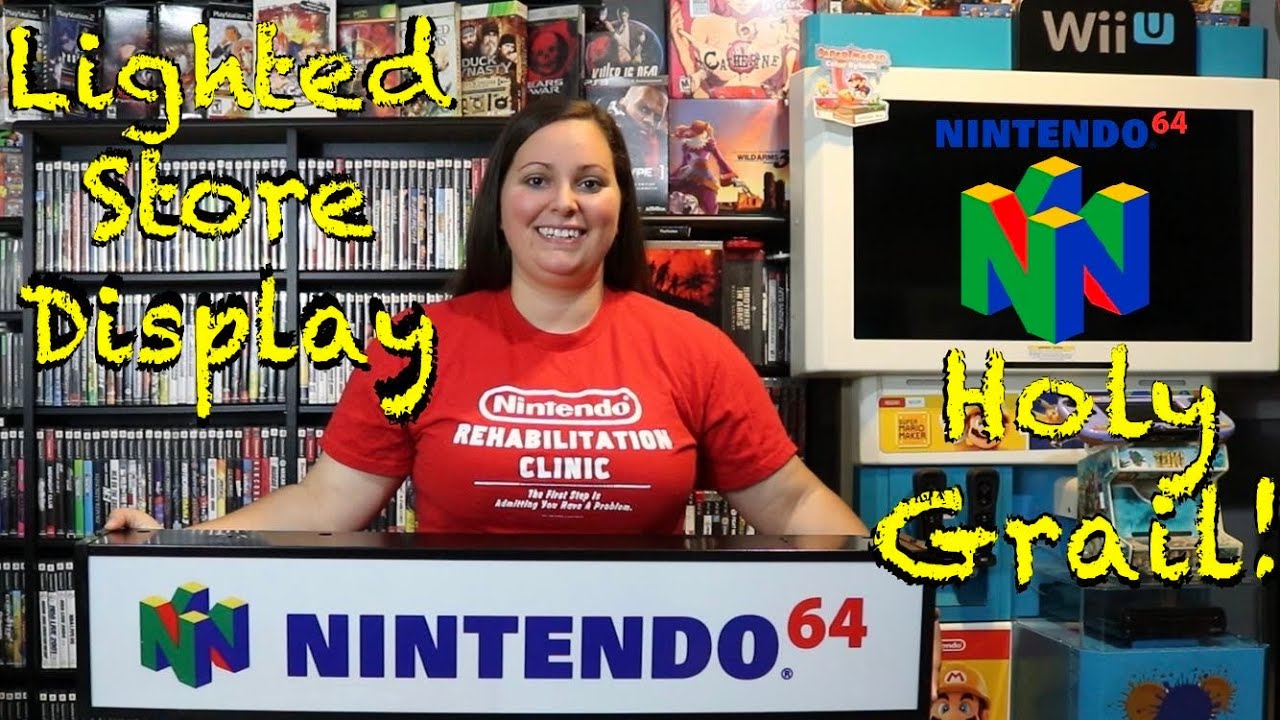 RARE Nintendo 64 (N64) Vintage Lighted Store Display! HOLY GRAIL ...